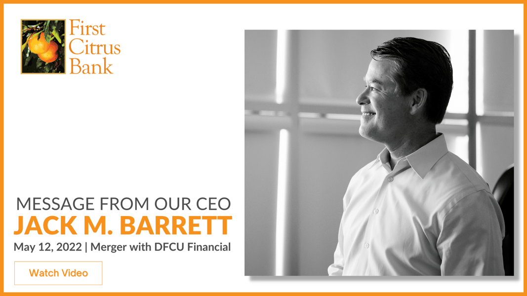 First Citrus Bank Merger with DCFU Financial